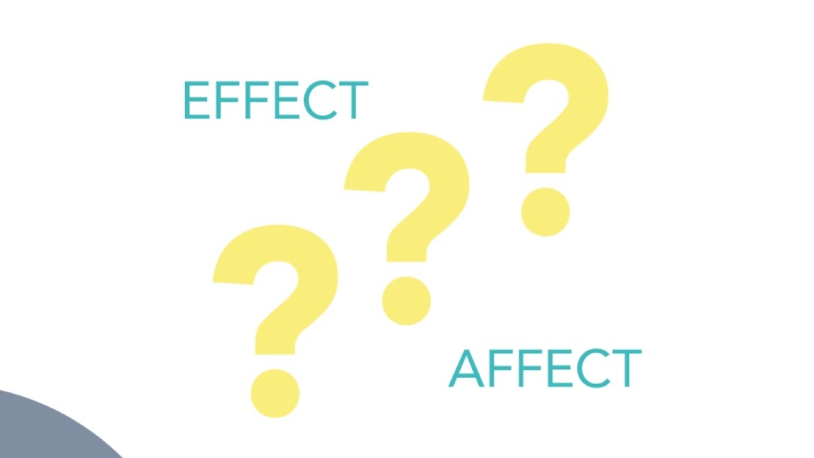 ¿Sabes cuándo usar "effect" o "affect"? - School Centre